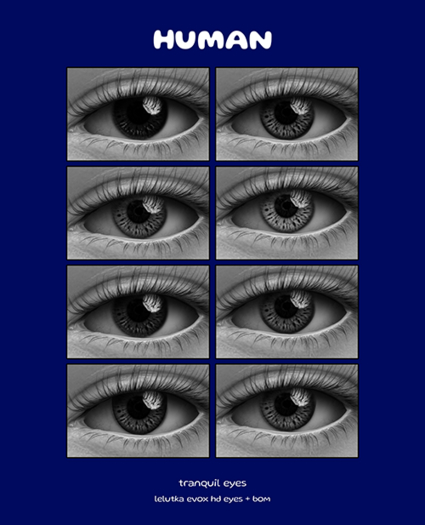 Second Life Marketplace - human+ tranquil eyes - demo