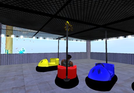 Second Life Marketplace - "Bumper Cars" Amusement Park Thrill Ride