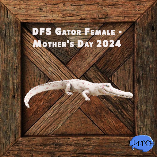 Second Life Marketplace - DFS Gator Female - Mother's Day 2024