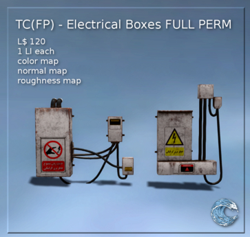 Second Life Marketplace - TC(FP) - Electrical Boxes FULL PERM