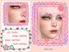 Second Life Marketplace - ^MochiHugs^ Lel Evox Star Cheek Tattoo