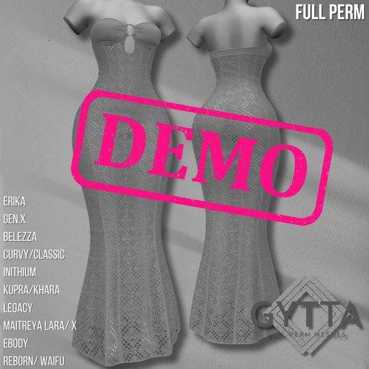 Second Life Marketplace - ::: [GYTTA] ::: DEMO 2024 # 37 - dress