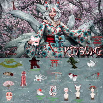 Second Life Marketplace - Vulnus- Kitsune Complete set