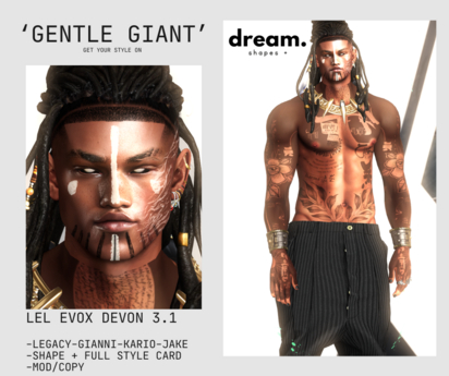 Second Life Marketplace - [Dream] Shapes + Gentle Giant + Lel Devon