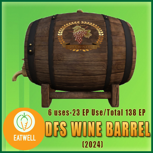 Second Life Marketplace - DFS Wine Barrel 2024 (Actual Item)