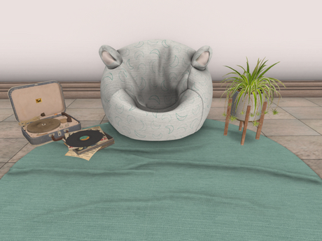 Second Life Marketplace - BEAN BAG RUG TEXTURE CHANGE DECOR