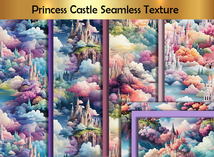 Second Life Marketplace - Princess Castle Seamless Textures full perm G