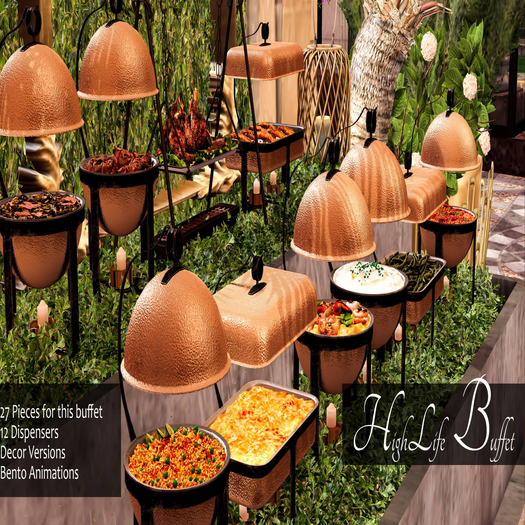 Second Life Marketplace - [S.S.] Highlife Buffet 1.1 (Silver)