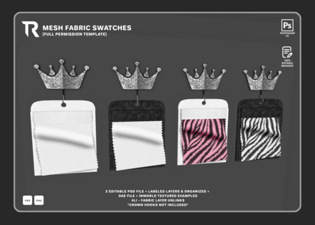 Second Life Marketplace - [TR] Mesh Fabric Swatch