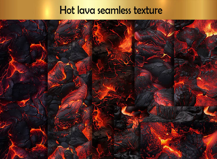 Second Life Marketplace - Hot lava seamless texture full perm,Fire ...