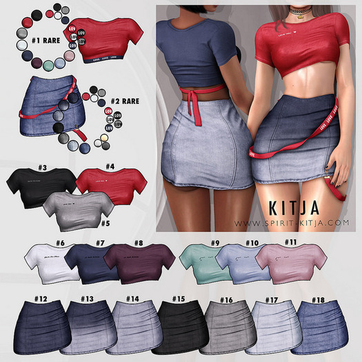 Second Life Marketplace - KITJA - Sonja Top (Maitreya Lara) #1 RARE