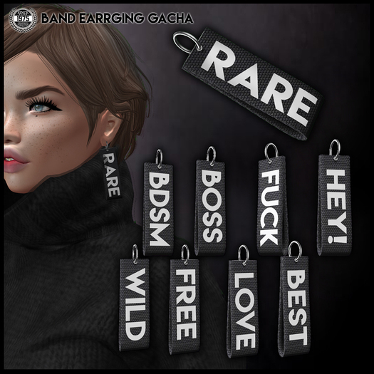 Second Life Marketplace - [Since1975] Band Earring Gacha- Boss