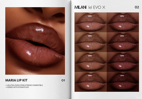 Second Life Marketplace - MILANI - "MARIA" LIP KIT / DEMO