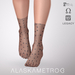 Second Life Marketplace - "Sophie" tulle BOM socks 01 black dots ...