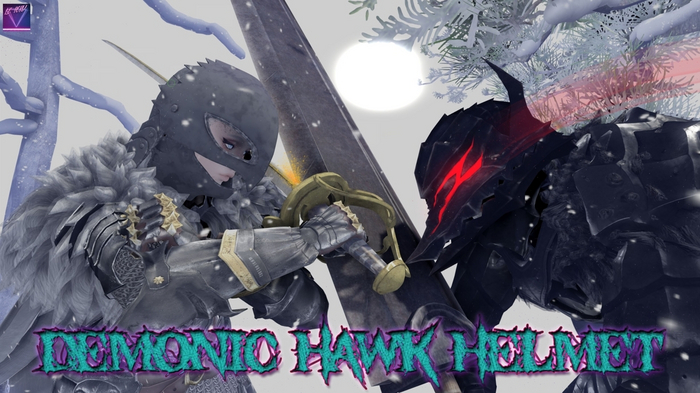 Second Life Marketplace - Le Perv - Demonic Hawk Helmet (PBR)