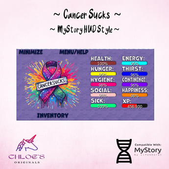 Second Life Marketplace - [CO-MS] Cancer Sucks {HUD Style}