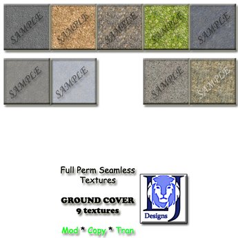 Second Life Marketplace - (LJ Designs) - 9 High Rez Ground Textures