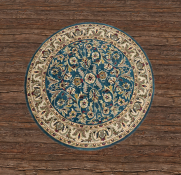 Second Life Marketplace - Round Oriental Rug ~ With 10 Textures to Change