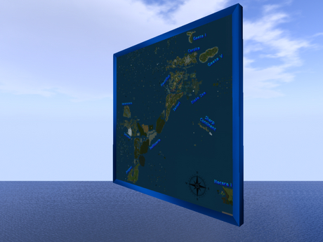 Second Life Marketplace - Second Life Main Continents Map