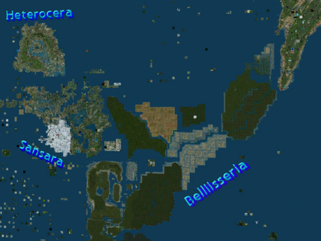 Second Life Marketplace - Second Life Main Continents Map