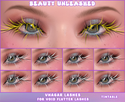 Second Life Marketplace - Beauty.Unleashed Vhagar Lashes DEMO (Void ...