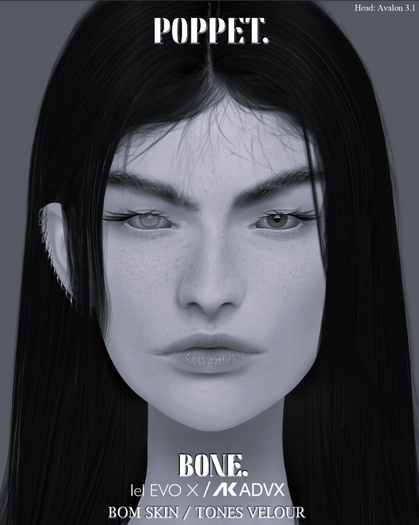 Second Life Marketplace - Poppet.(Bone) Skin 05 DEMOS. Brows and ...