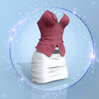Second Life Marketplace - BOMBSHELL Outfit Berry White