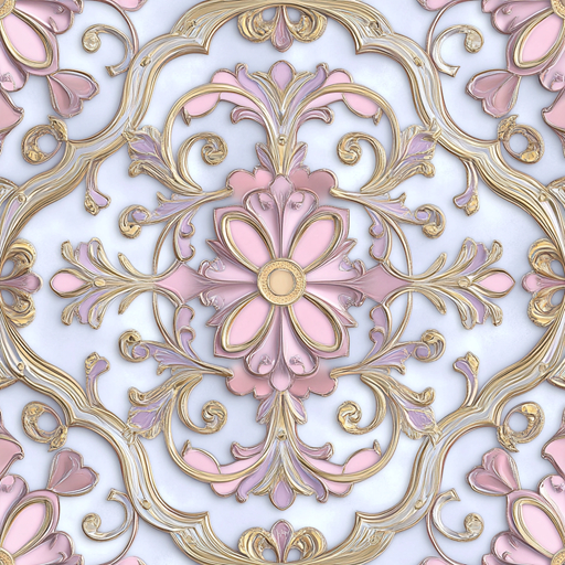 Second Life Marketplace - Embossed Vintage Rococo Texture Wallpaper