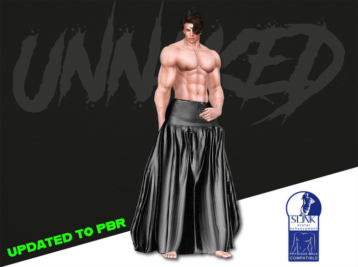 Second Life Marketplace - UNNAKED / LONG SKIRT / SLINK / LEATHER [PBR]
