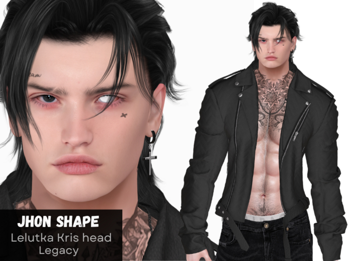 Second Life Marketplace - -[Stanley] Jhon Shape Kris - Lelutka Kris ...