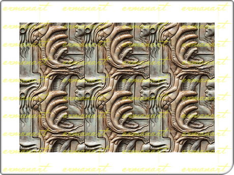 Second Life Marketplace - EA Design ♦ H.R.Giger Ceramic Textures - Set 01