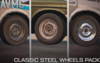 Second Life Marketplace - AVMC - Classic Steel Wheels Pack