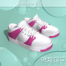 Second Life Marketplace - White Pink Sneakers GenX Curvy