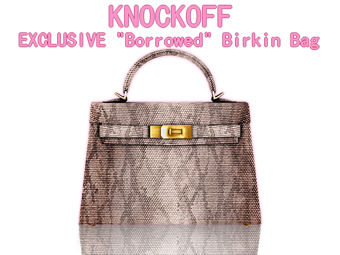 Second Life Marketplace - CHRISTMAS SALE .:Knockoff:. "Borrowed" Birkin ...