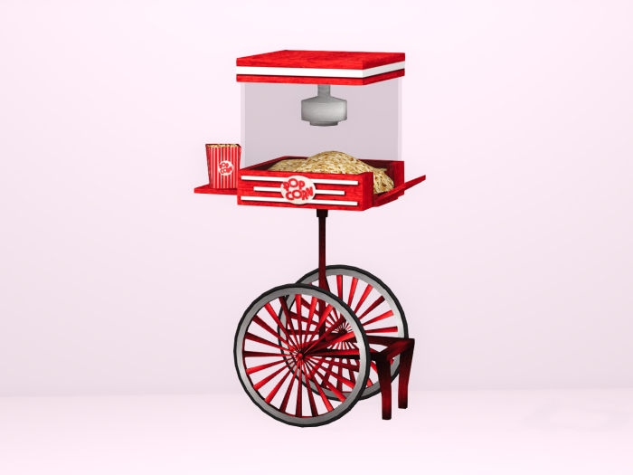 Second Life Marketplace - Popcorn Machine - Gives Animated Popcorn