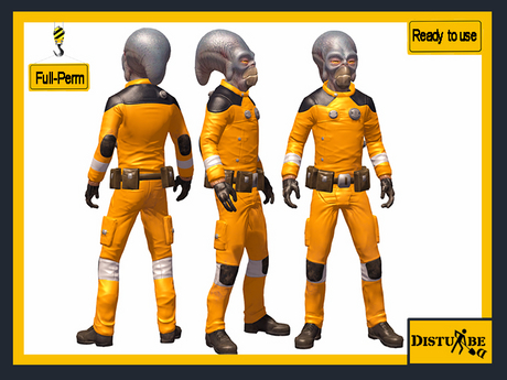 Second Life Marketplace - ::DisturbeD:: Nebulon Sci-Fi Alien Worker ...