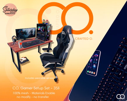 Second Life Marketplace - CO. Gaming Setup Set TSS