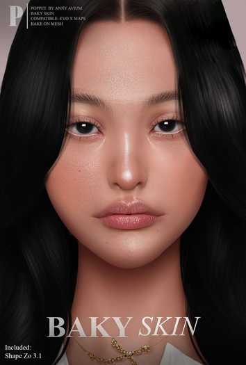 Second Life Marketplace - Poppet. (Baky) Porcelain. Brows and Browless ...