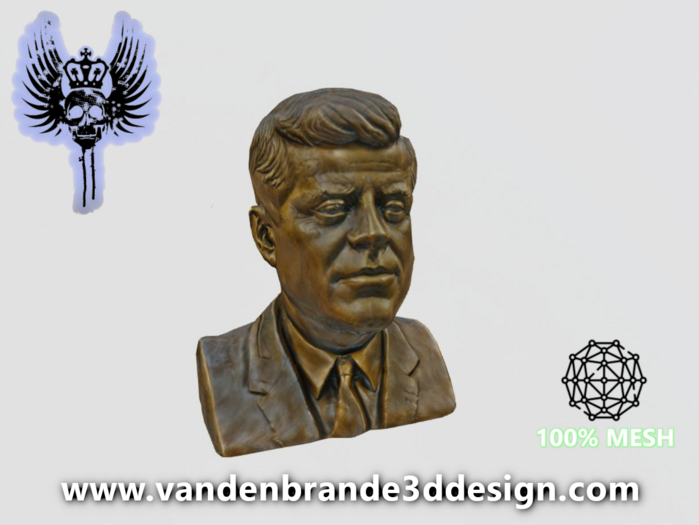 Second Life Marketplace - ~Full perm John f. Kennedy Statue 100% Mesh