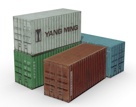 Second Life Marketplace - Shipping Containers - Asian Version {Mesh}