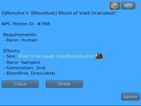 Second Life Marketplace - [Bloodlust] Blood of Vlad Draculesti