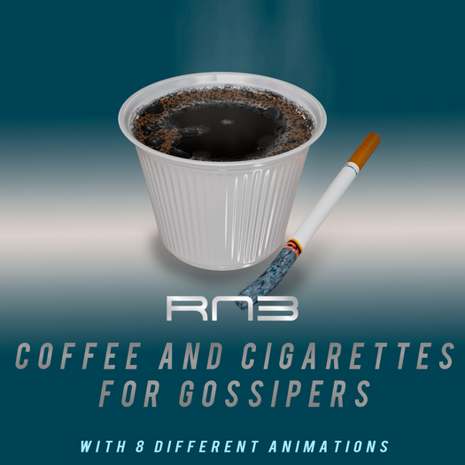 Second Life Marketplace - .:RN3:._Coffee, cigarettes for gossipers