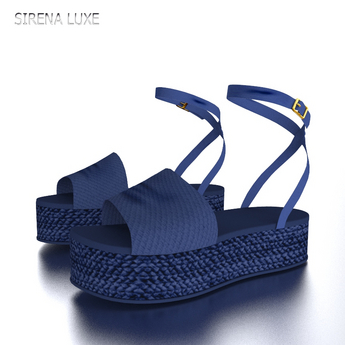 Second Life Marketplace - Navy Platform Sandals Legacy
