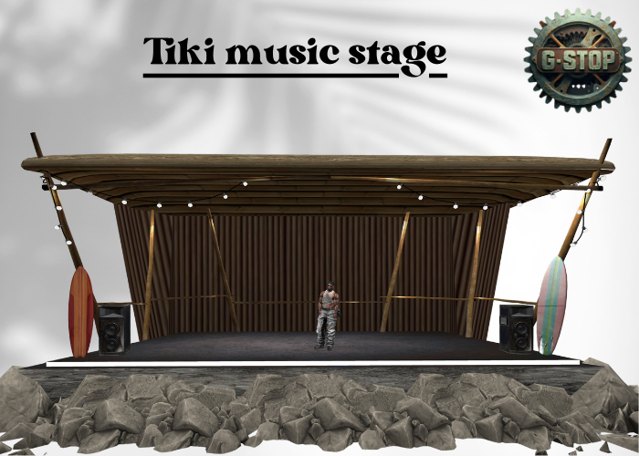 Second Life Marketplace - Tiki music stage
