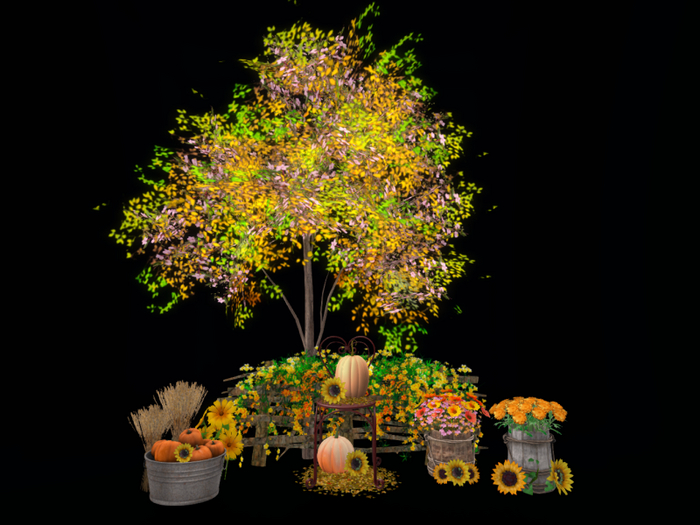Second Life Marketplace - MC Harvest Garden Decoration Set