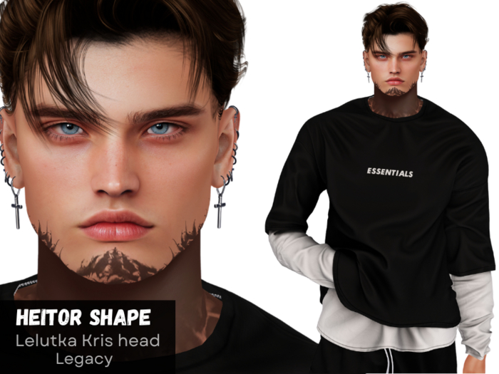Second Life Marketplace - -[Stanley] Heitor Shape Kris - Lelutka Kris ...