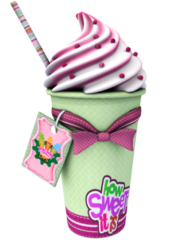 Second Life Marketplace - DFS Milk Shake Strawberry Cream (ACTUAL ITEM)