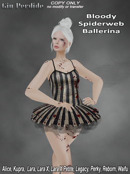 Second Life Marketplace - Bloody Spiderweb Ballerina