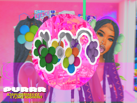 Second Life Marketplace - //Purrr AirpurrrMaxes X flower Grey ...