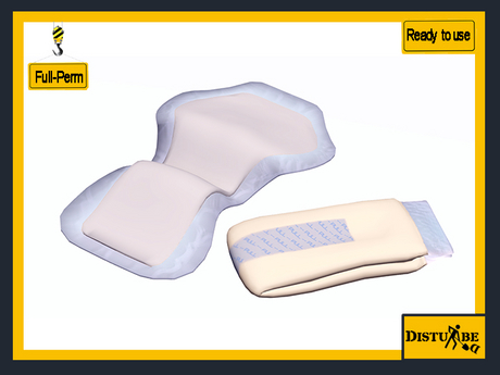 Second Life Marketplace - ::DisturbeD:: Medical Incontinence Pad - FULL ...